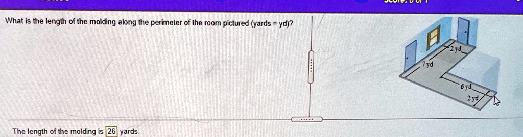 What is the length of the molding along the perimeter of the room ...