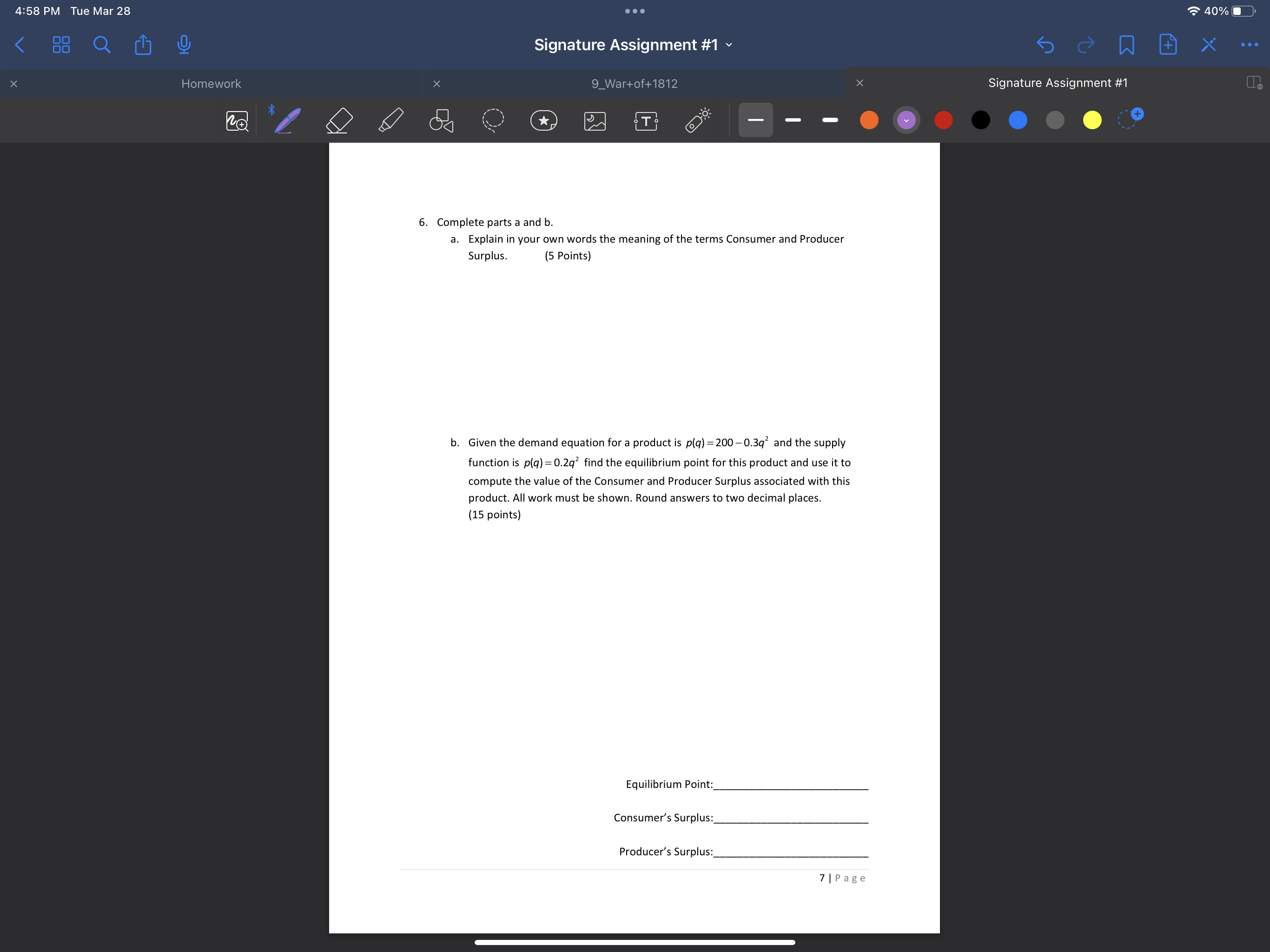 Operating Surplus Assignment Point