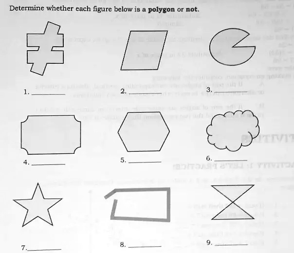 Determine Whether Each Figure Below Is Polygon Or Not E3