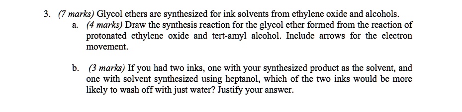 marks glycol ethers are synthesized for ink solvents from ethylene ...