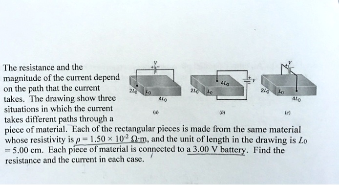 the resistance and the magnitude of the current depend on the path that ...