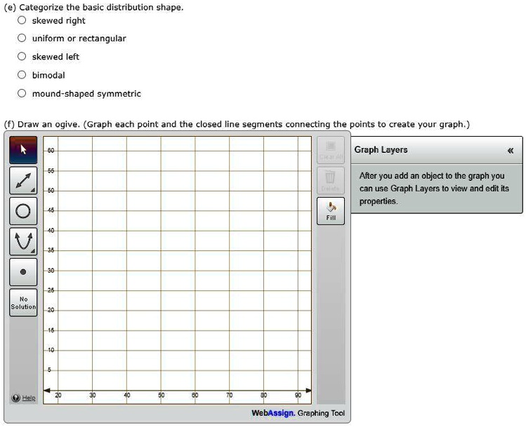 SOLVED: Categorize the basic distribution shape: skewed right, uniform ...
