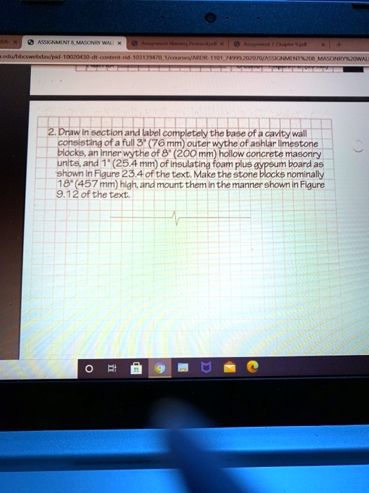 feelnan masonri ldu bbccbdaua jh tnntoen 2 draw in section and label ...