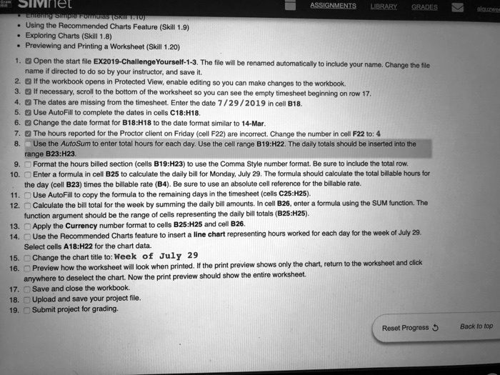 assignments library grades alquzwe using the recommended charts feature skill 19 exploring ...