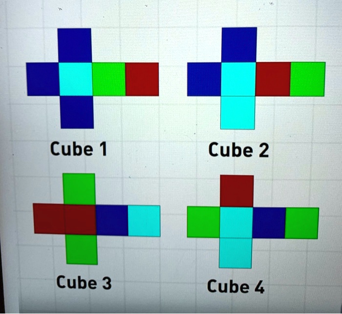 SOLVED: Cube 1 Cube 2 Cube 3 Cube 4
