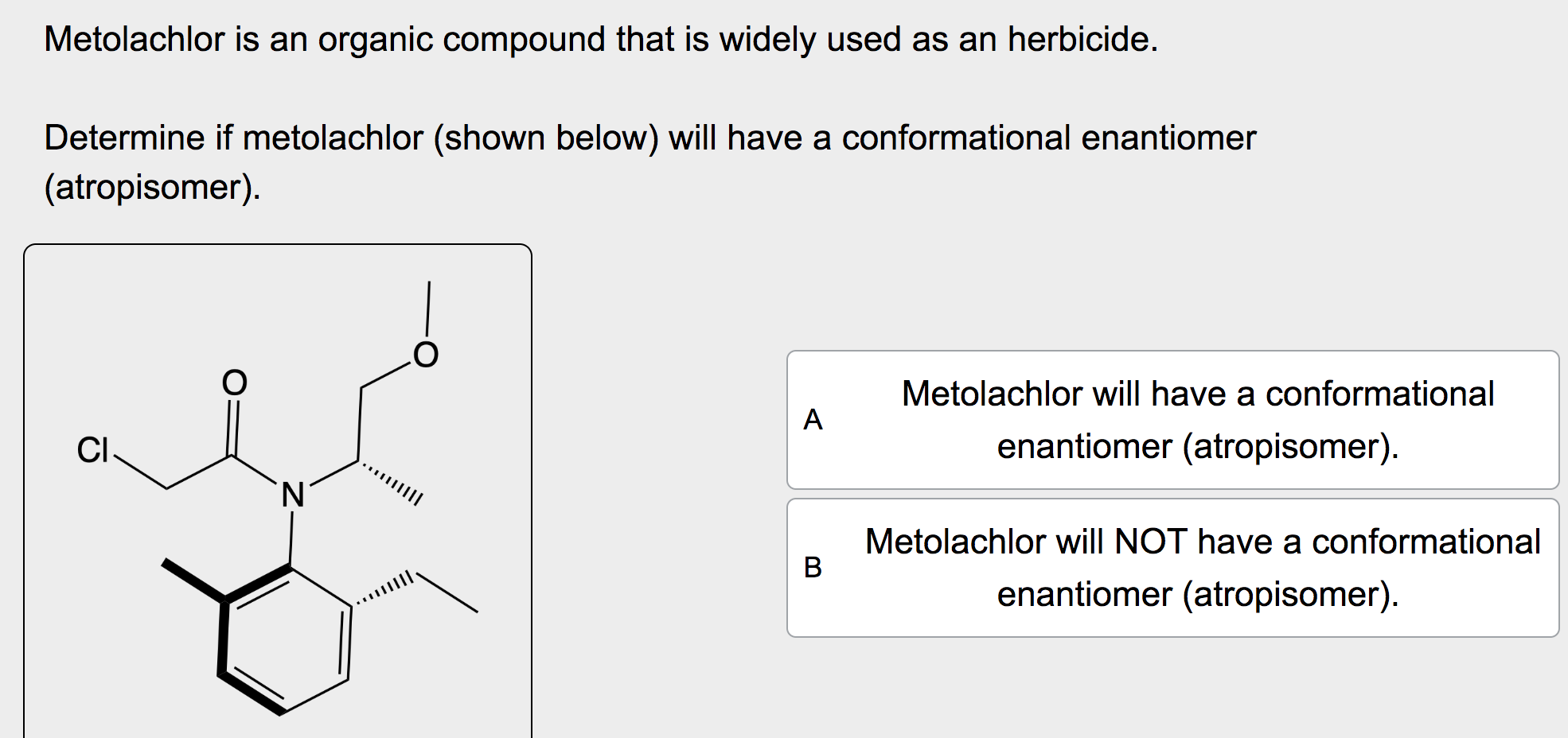 Metolachlor is an organic compound that is widely used as an herbicide ...
