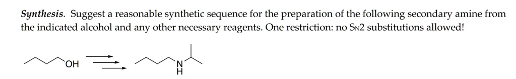 SOLVED: Synthesis Suggest a reasonable synthetic sequence for the ... SOLVED: Synthesis Suggest a reasonable synthetic sequence for the ...