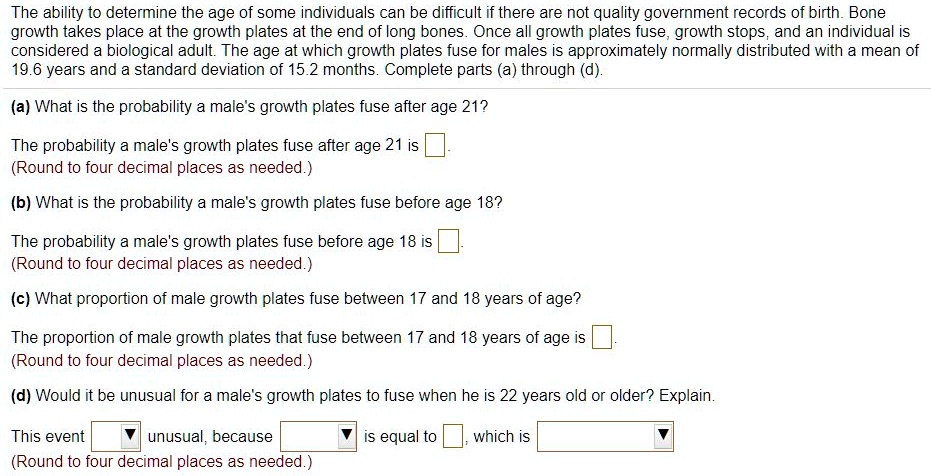 The ability to determine the age of some individuals can be difficult ...