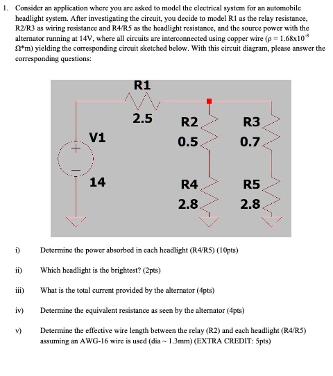 1. Consider an application where you are asked to model the electrical ...