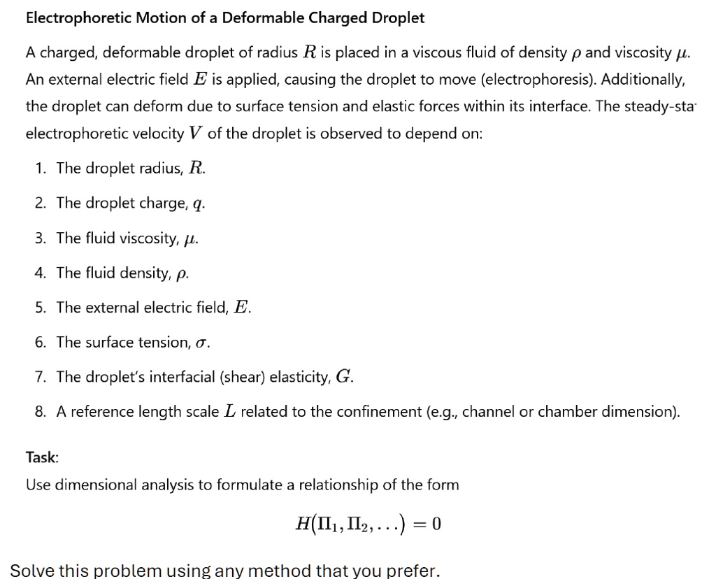 electrophoretic motion of a deformable charged droplet a charged ...
