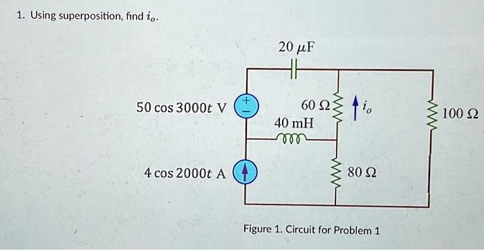 Solved Texts Using Superposition Find Io 1 Using Superposition 1365