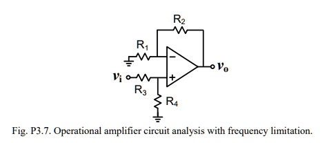 SOLVED: Consider the circuit shown in Fig. 3.7. a) Assume that the ...