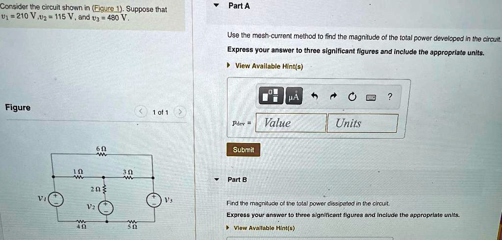 SOLVED: Consider the circuit shown in Figure. Suppose that U1 = 210 V, U2 = 115 V, and U3 = 480 ...