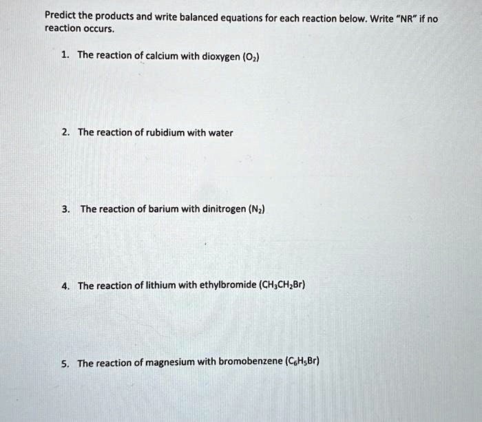 Rubidium Reacting With Water