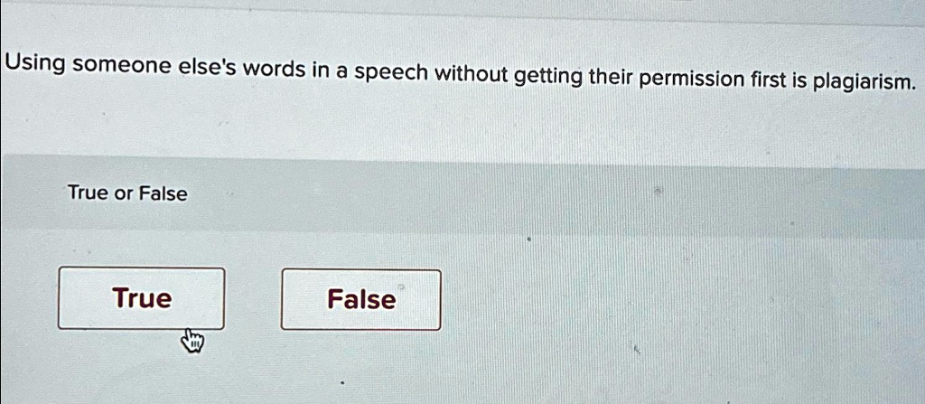 SOLVED: Using someone else's words in a speech without getting their ...