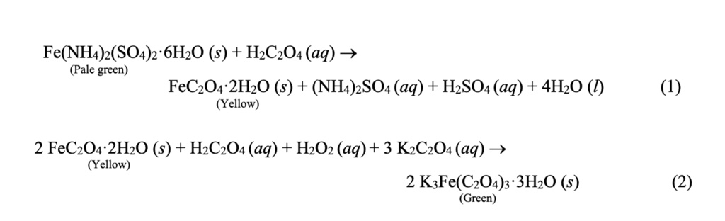SOLVED: A student carried out the synthesis described in this ...