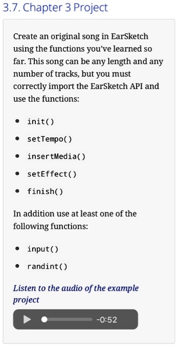 VIDEO solution: Create an original song in EarSketch using the functions you've learned so far ...
