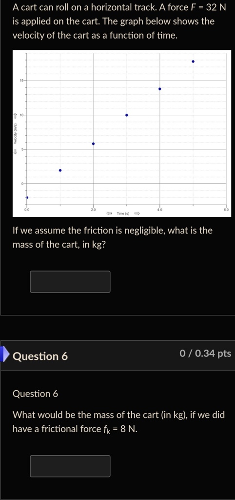 please do both part a and part b a cart can rollon a horizontal tracka ...