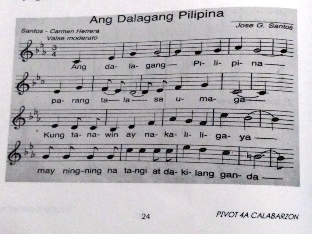 ano ang meter ng awitanong mga note at rest ang ginamit sa awit ilang ...