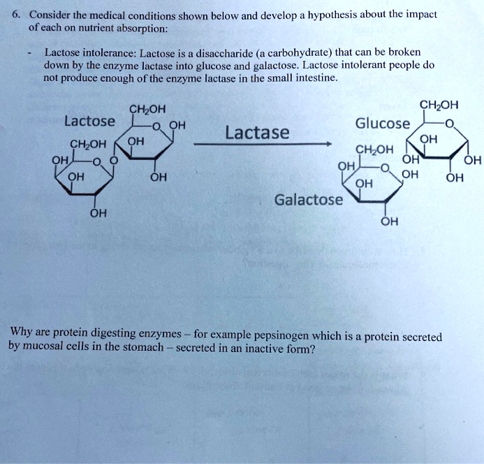 SOLVED: Consider the medical conditions shown below and develop ...