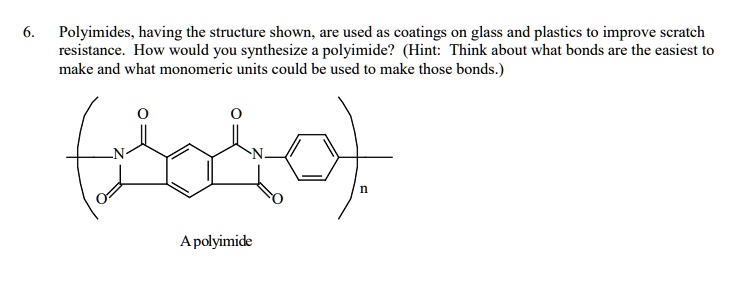 polyimides having the structure shown are used as coatings on glass and ...