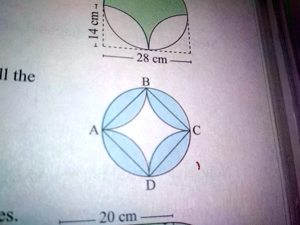 SOLVED: ABCD is a square. A, B, C, and D are points on a circle of ...