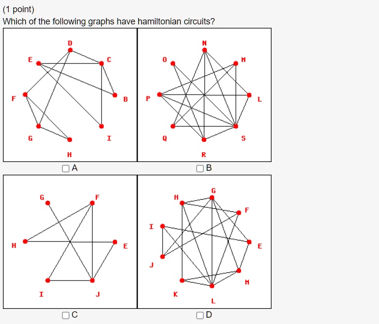 point which of the following graphs have hamiltonian circuits 62835