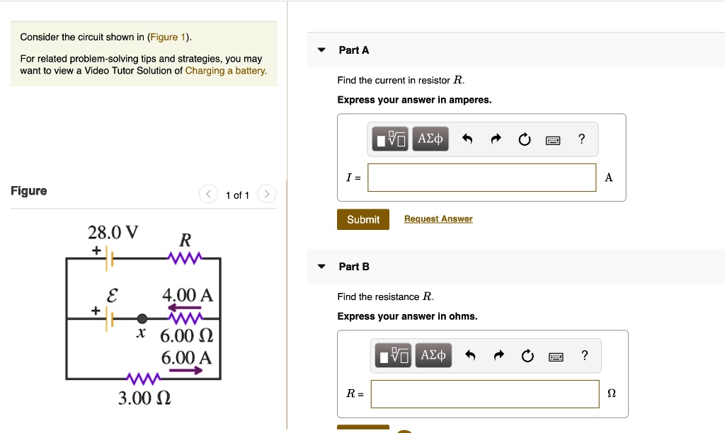 [GET ANSWER] Consider the circuit shown in (Figure 1). For related problem-solving tips and ...