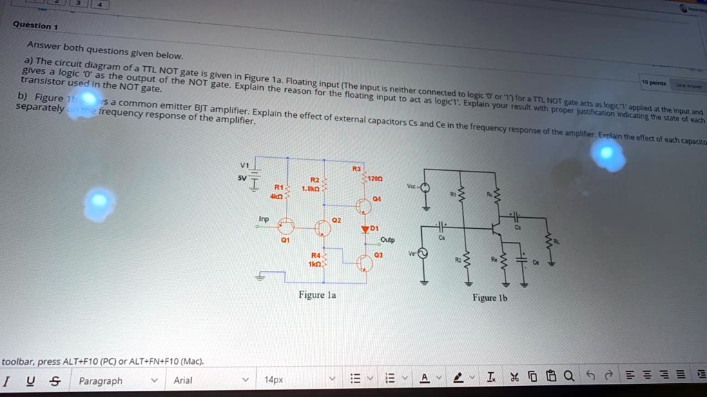 VIDEO solution: Question 1: Answer both questions given below about the transistor used in the ...