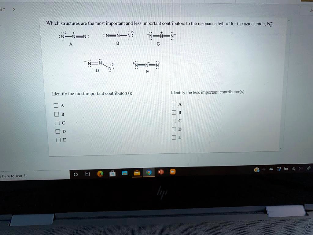 SOLVED: Which structures are the most important and less important ...
