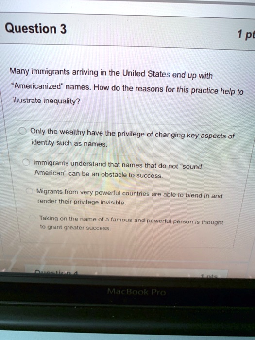 question 3 1 pe many immigrants arriving in the united states end up ...