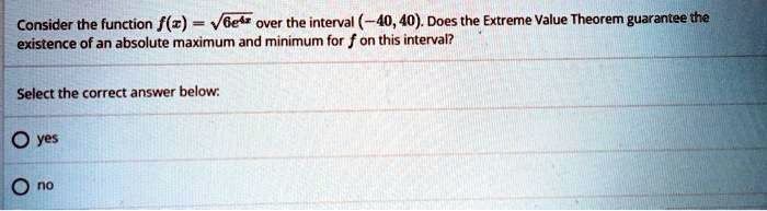 SOLVED: Consider the function f(r) = Voe^tr over the interval (-40, 40 ...