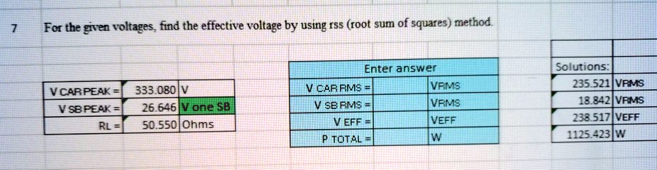 VIDEO solution: For the given voltages, find the effective voltage by ...