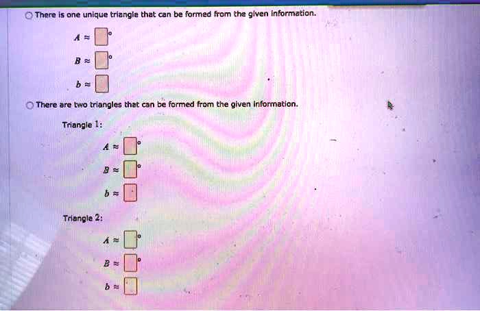 @ There Is one unique trizngle that can be formed fro… - SolvedLib