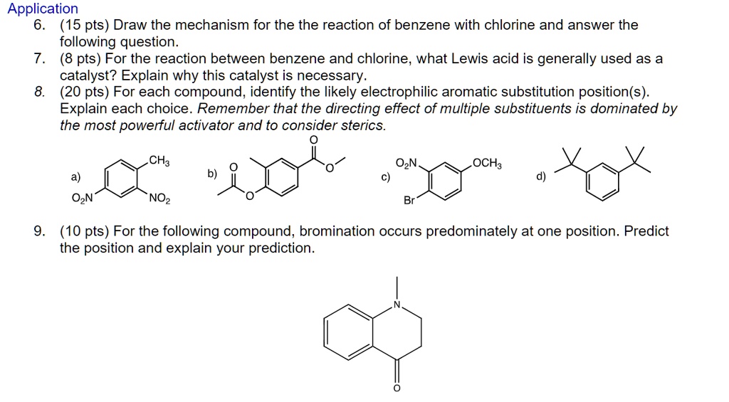 SOLVED:Application (15 pts) Draw the mechanism for the the reaction of ...