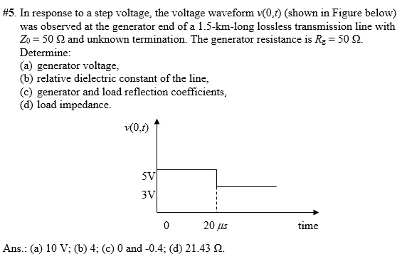 5 in response to a step voltage the voltage waveform v0t shown in ...