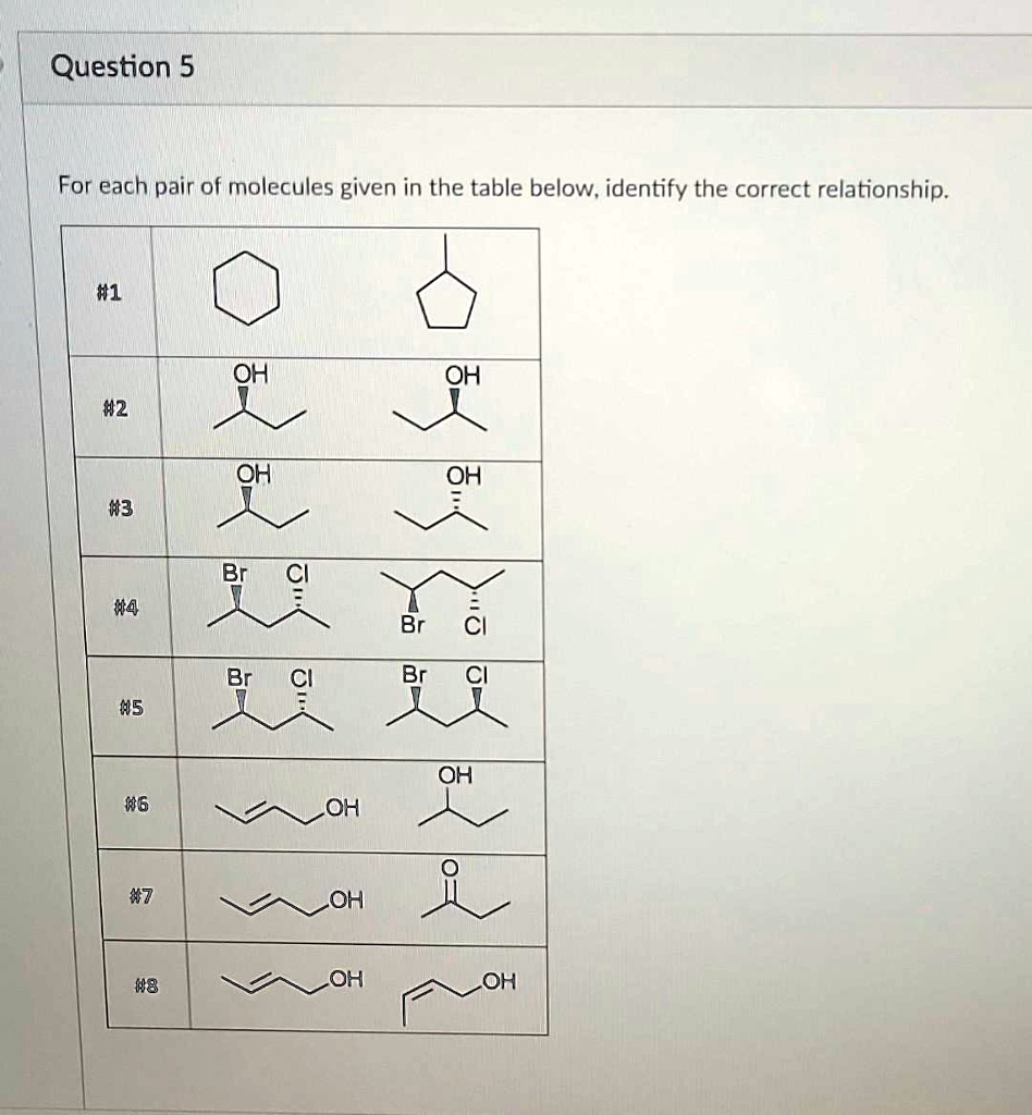 options identical not isomers constitutional isomers enantiomers ...