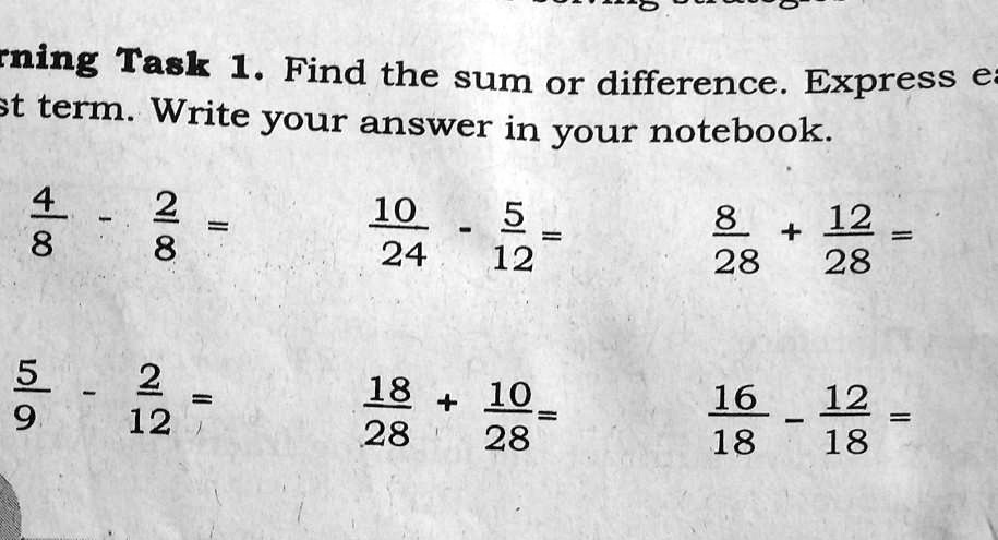 SOLVED: 'After going through this lesson, you are expected to solve ...