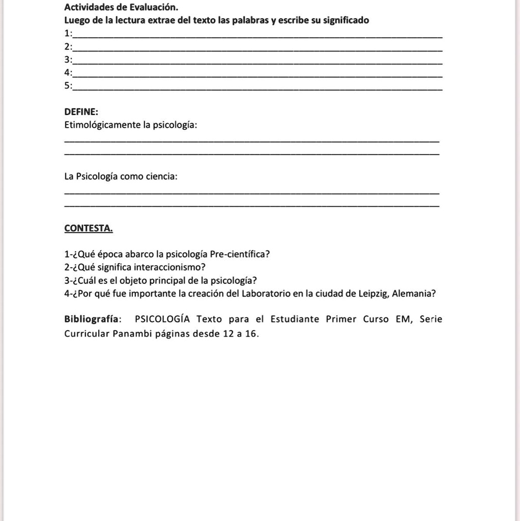 SOLVED: Luego de la lectura extrae del texto las palabras y escribe su ...