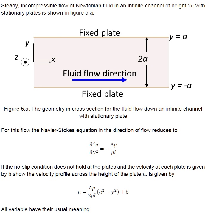 Steady incompressible flow of newtonian fluid in an infinite...