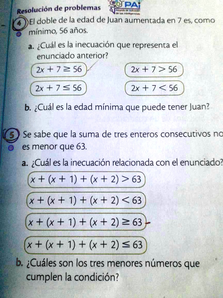 SOLVED: bro ayuda con las preguntas y sin comprobacion Resolución de ...