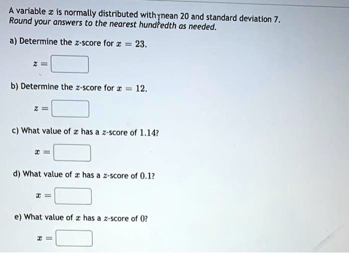 solved-a-variable-is-normally-distributed-with-hundreeth-20-and