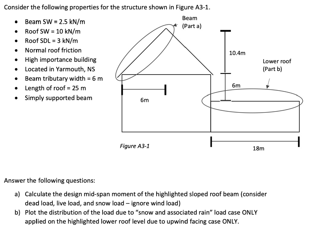 SOLVED: Consider the following properties for the structure shown in ...
