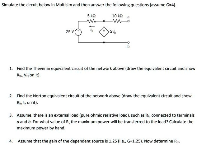 SOLVED: Simulate the circuit below in Multisim and then answer the ...
