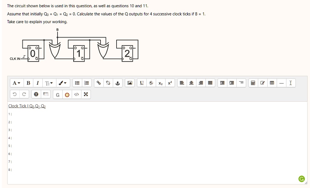 SOLVED: The circuit shown below is used in this question; as well as ...
