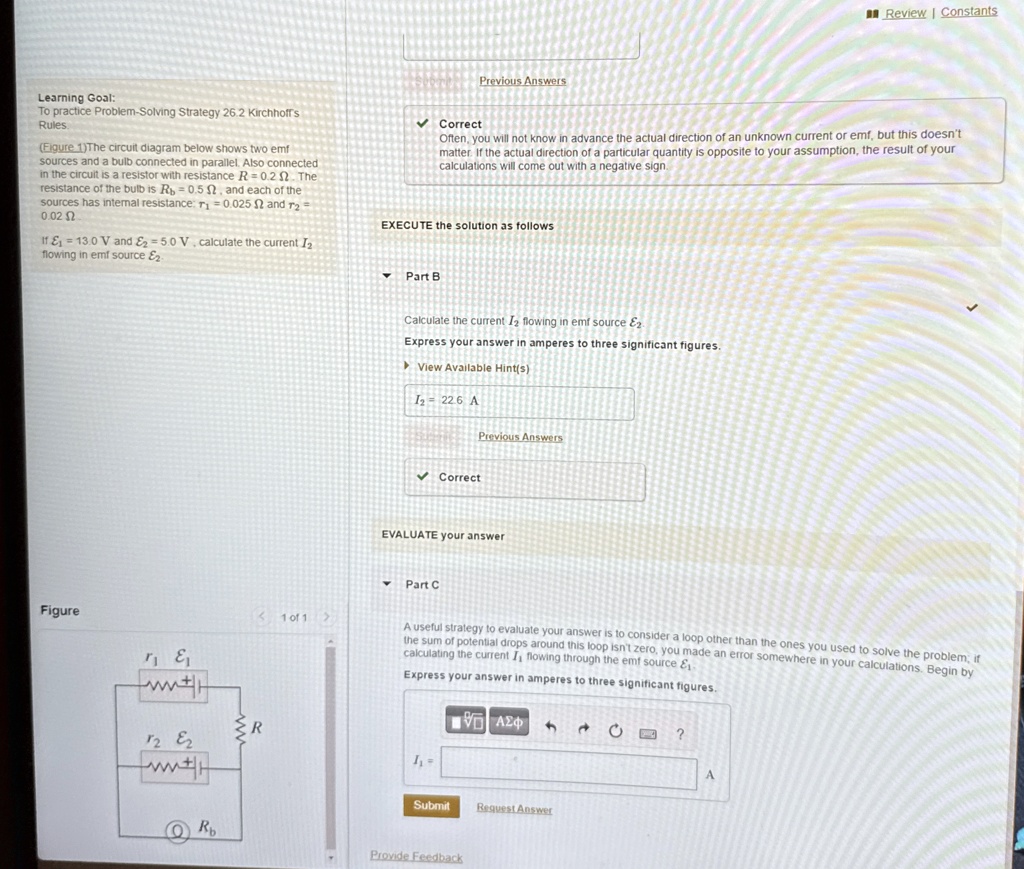 learning goal to practice problem solving strategy 262 kirchhoffs rules ...