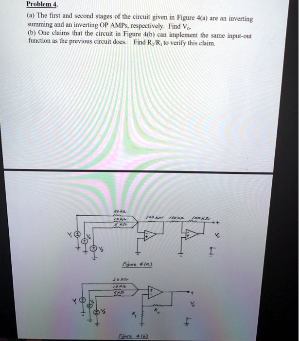 Problem 4. The first and second stages of the circuit given in Figure 4 ...