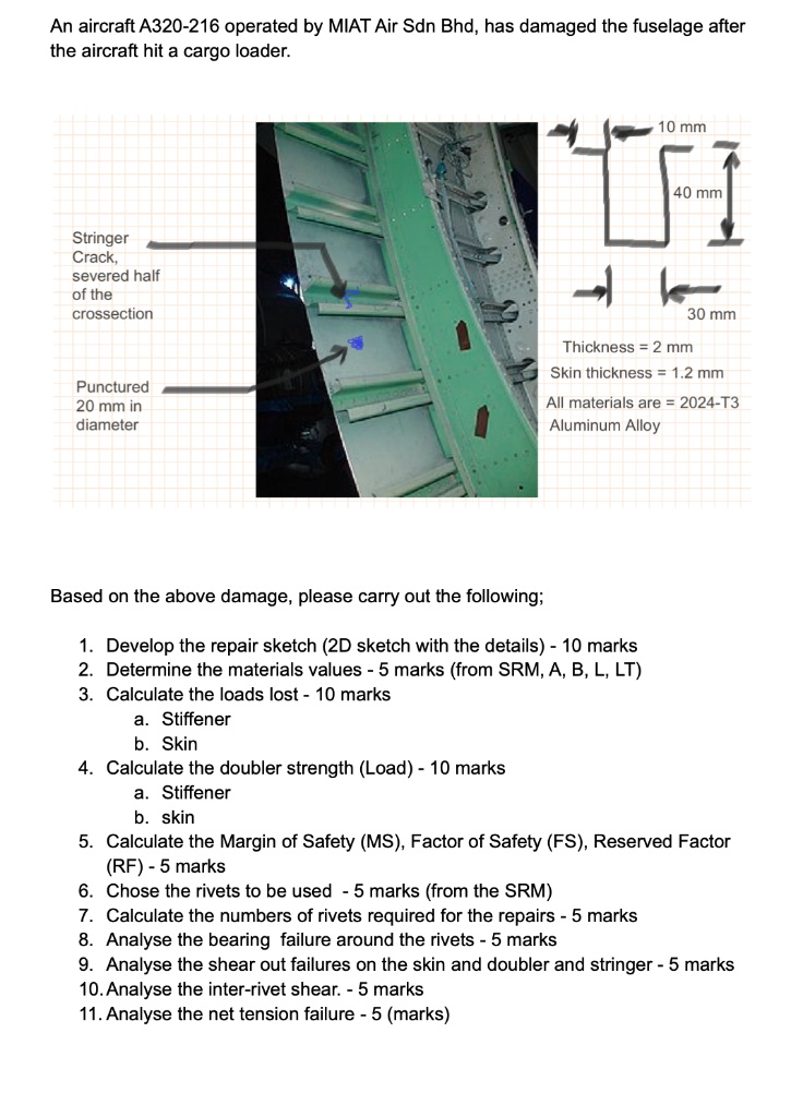 an aircraft a320 216 operated by miat air sdn bhd has damaged the ...