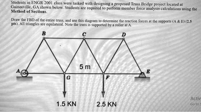 SOLVED: Students in ENGR 2001 class were tasked with designing a ...