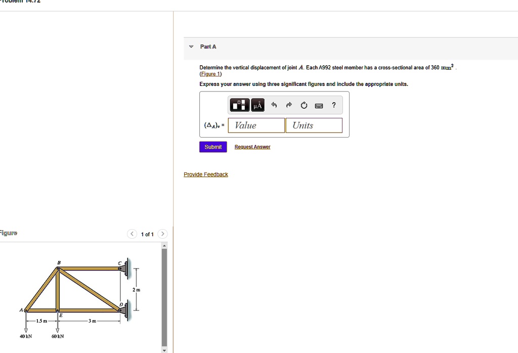 SOLVED: Part A (Figure 1) Express your answer using three significant figures and include the ...